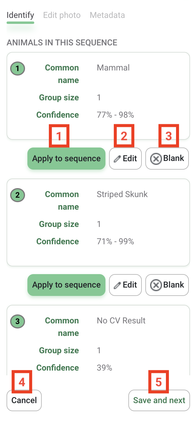 Sequence projects | Wildlife Insights